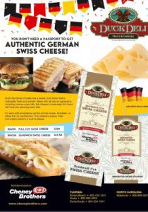Duck Deli Swiss Cheese | Cheney Bros Inc. | Florida Food Service ...
