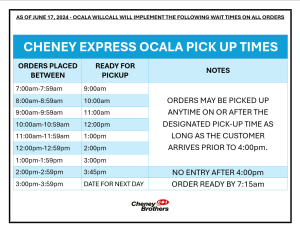 Cheney Express | Cheney Bros Inc. | Florida Food Service Distributor