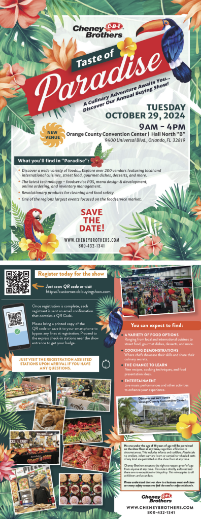 Food Show | Cheney Bros Inc. | Florida Food Service Distributor