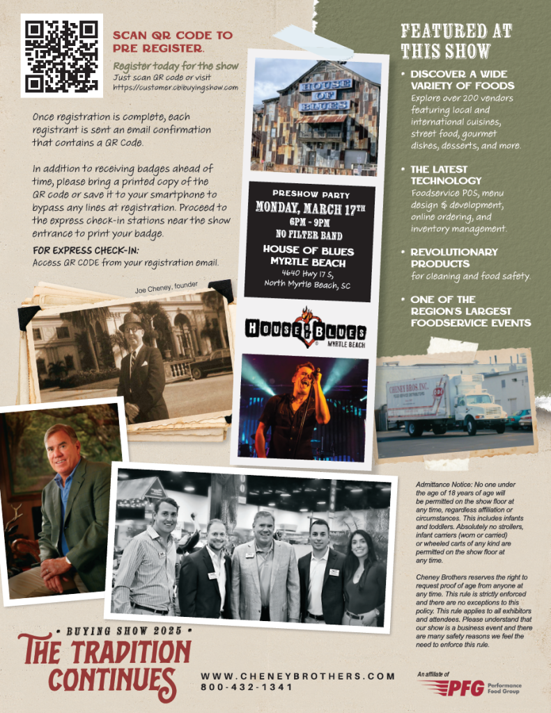 Food Show | Cheney Bros Inc. | Florida Food Service Distributor